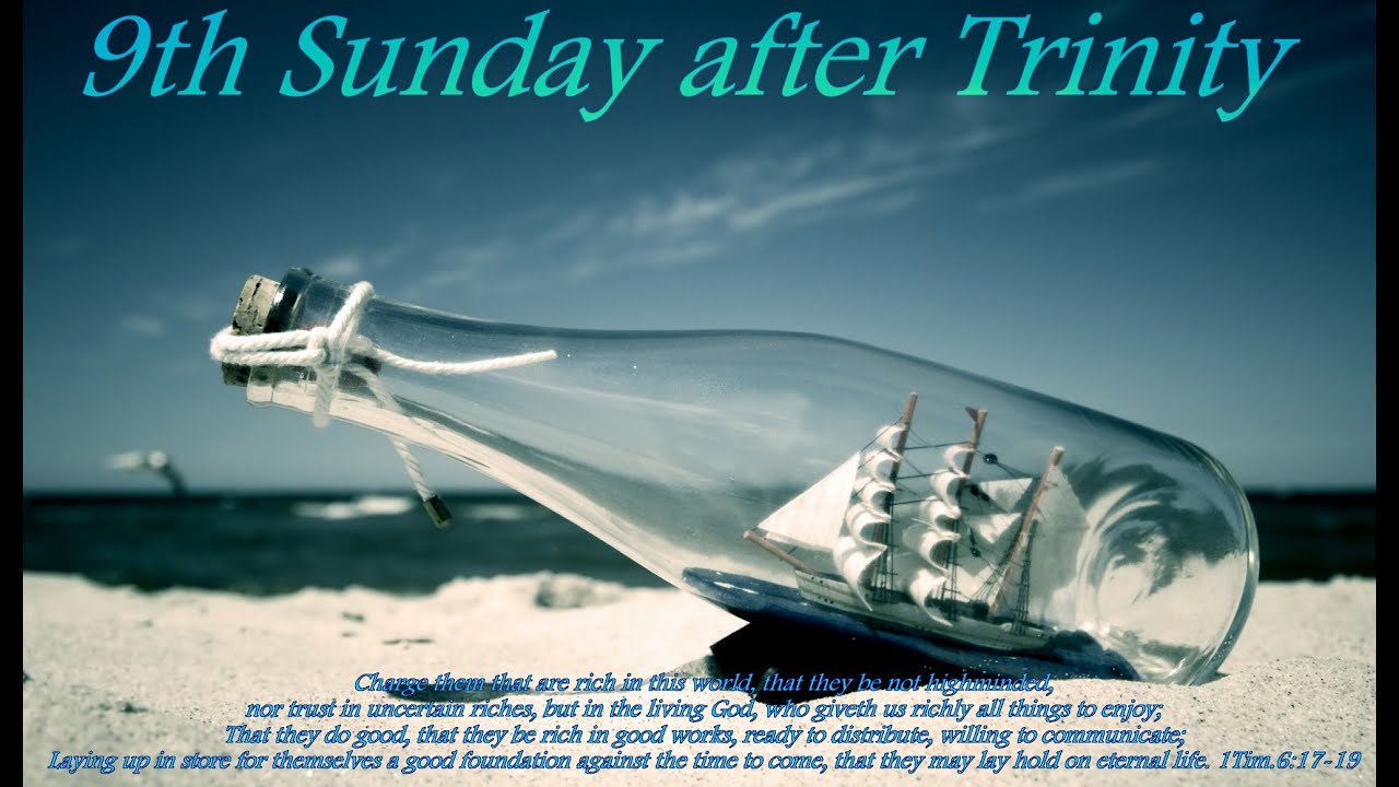Ninth Sunday after Trinity - YouTube