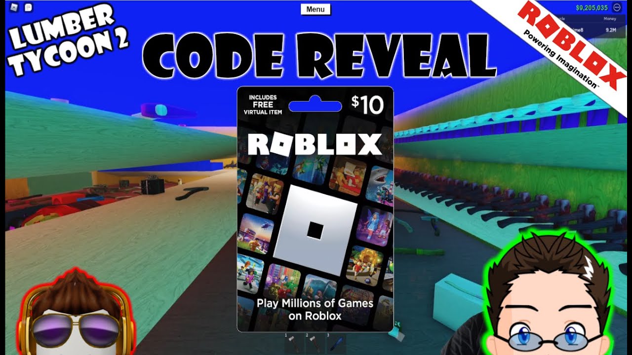 $10 Robux Code Reveal. Who Got It? (Lumber Tycoon 2) - YouTube