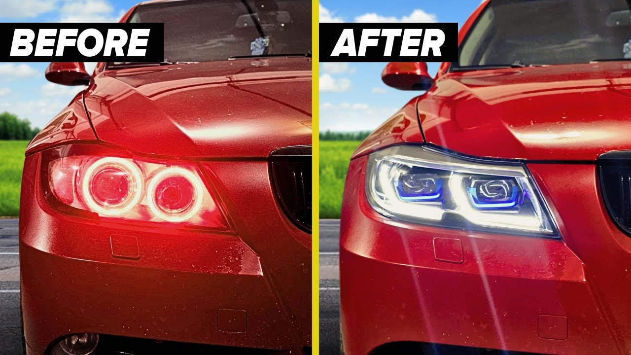 Modernize Your E90 BMW With This Headlight Upgrade! - YouTube