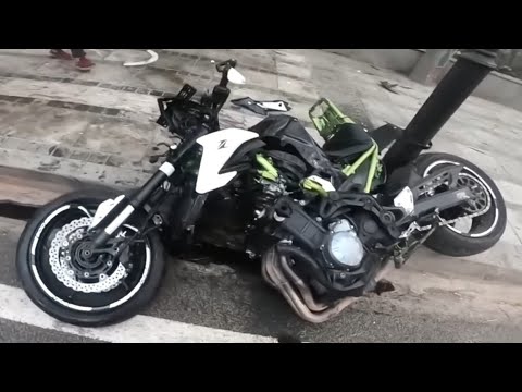 😰Kawasaki Z900 Dangerous Crashed☠️⚠️ @RaghavVlogs - YouTube