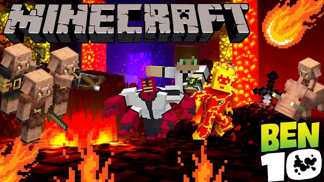 "Ben 10 vs Minecraft " Trapped in the Blocky World ! Ep 5: (Minecraft ...