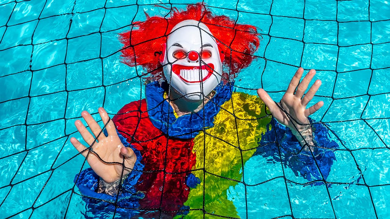 CAPTURAMOS AL PAYASO ASESINO CON UNA TRAMPA !! *lo ahogamos* Exi - YouTube