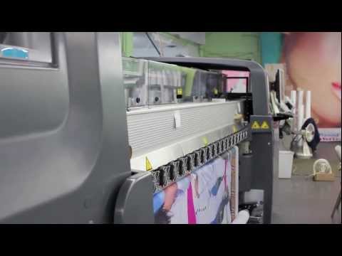 HP LATEX 600 at BannerWorld - YouTube