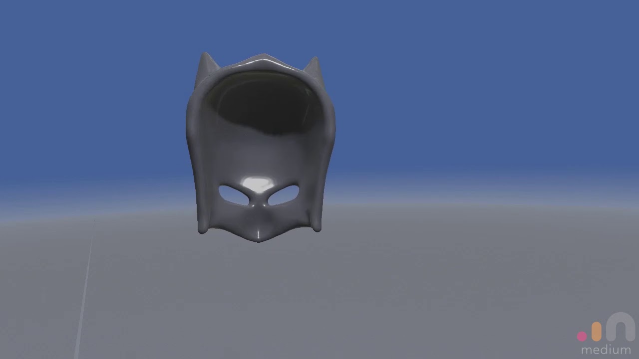 Batman Mask (V4) 3D Print Model - YouTube
