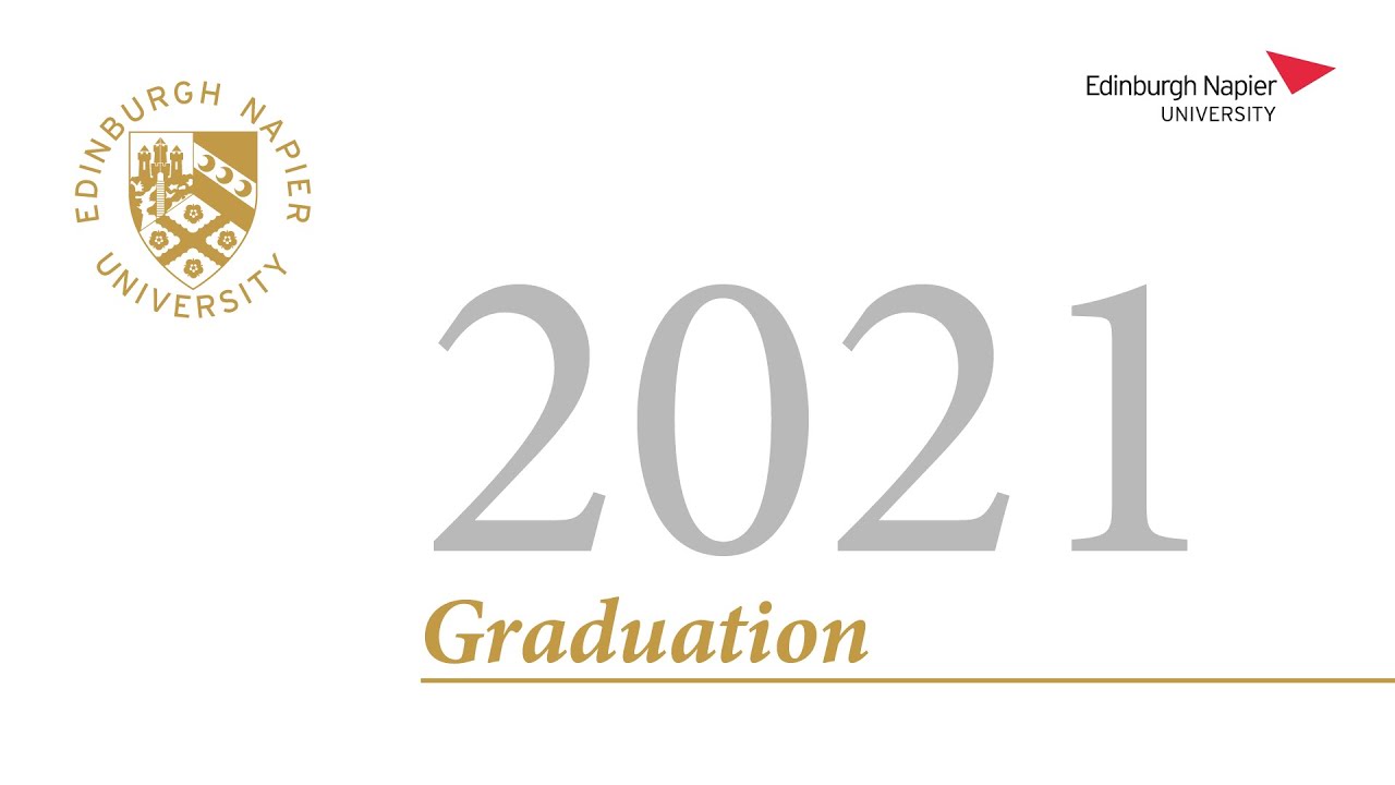 Edinburgh Napier Graduation Wednesday 27th October 2pm 2021 - YouTube