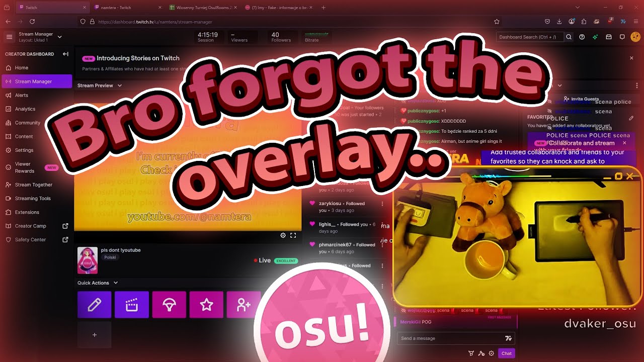 i forgot about the stream overlay.. (full combo) - YouTube
