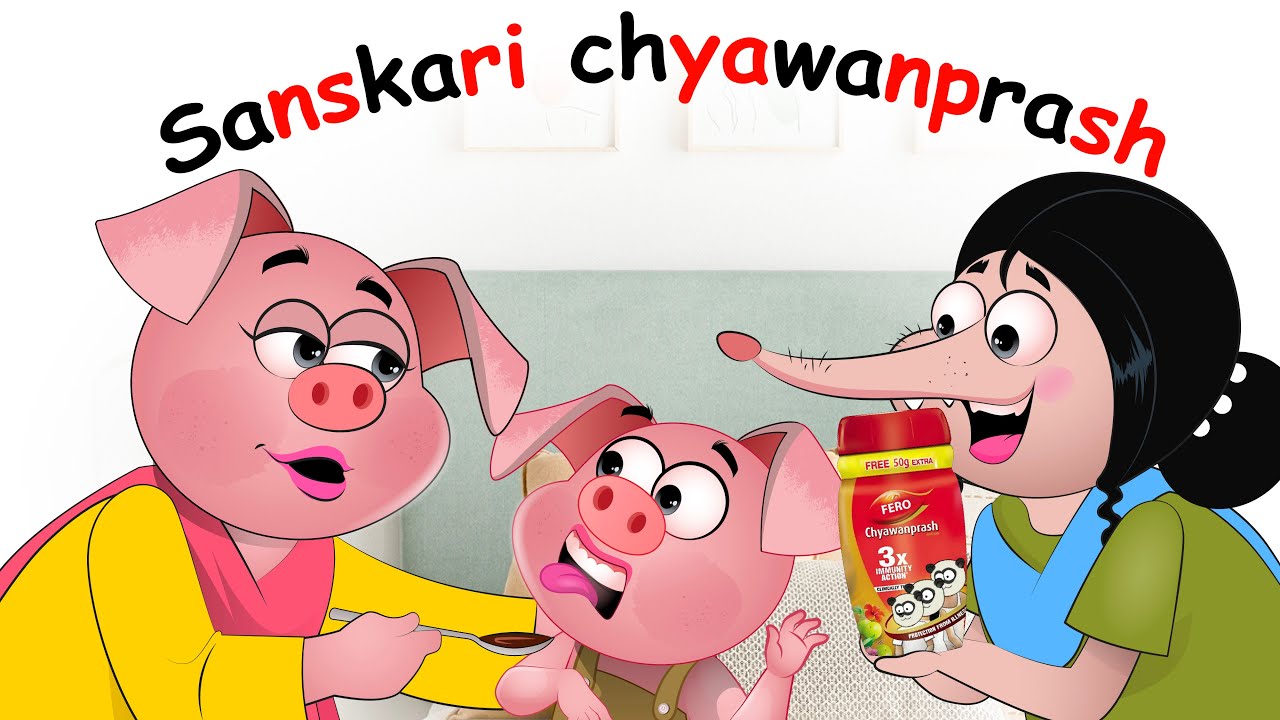 Sanskari Chyawanprash, funny story in Hindi, funny cartoon in Hindi ...
