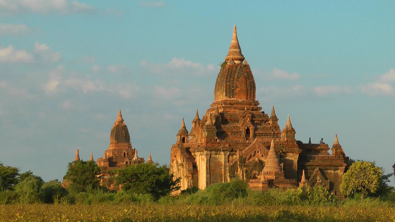 MYANMAR (BURMA) pagodas of Old Bagan (Pagan) - YouTube