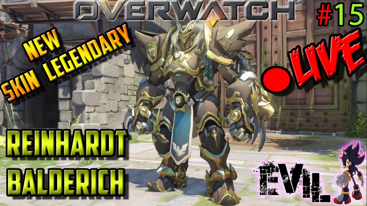 Overwatch Gameplay |Comprando NUEVA Skin BALDERICH REINHARDT ...