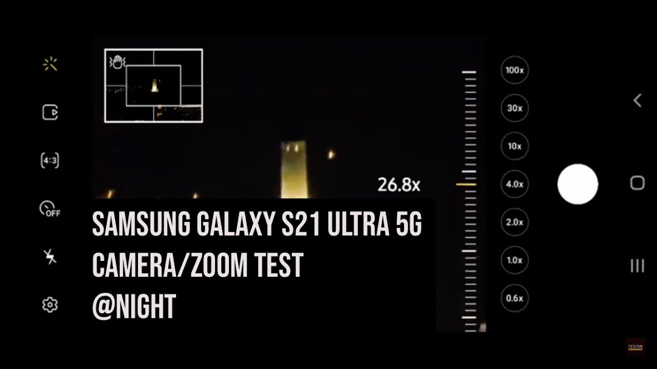 Samsung Galaxy S21 Ultra 5G - Camera/Zoom Test @Night - YouTube