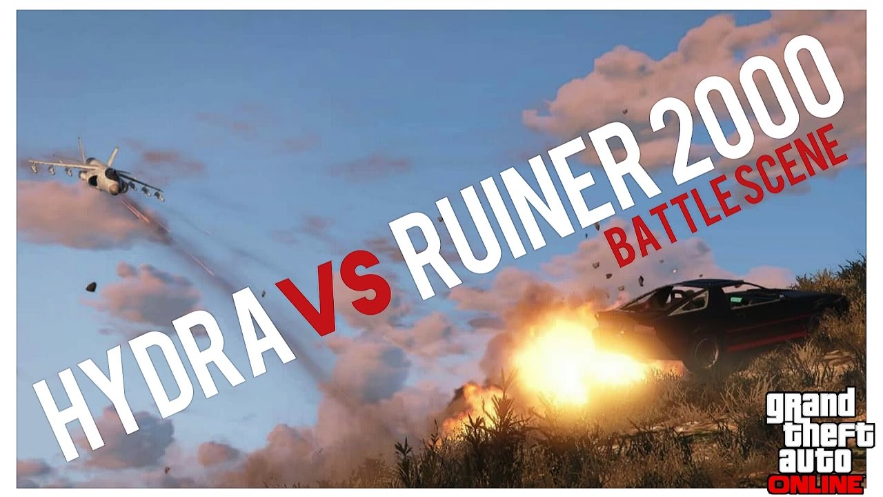 Hydra vs Ruiner 2000 | Real PVP | Cinematic GTA 5 Online Rockstar ...