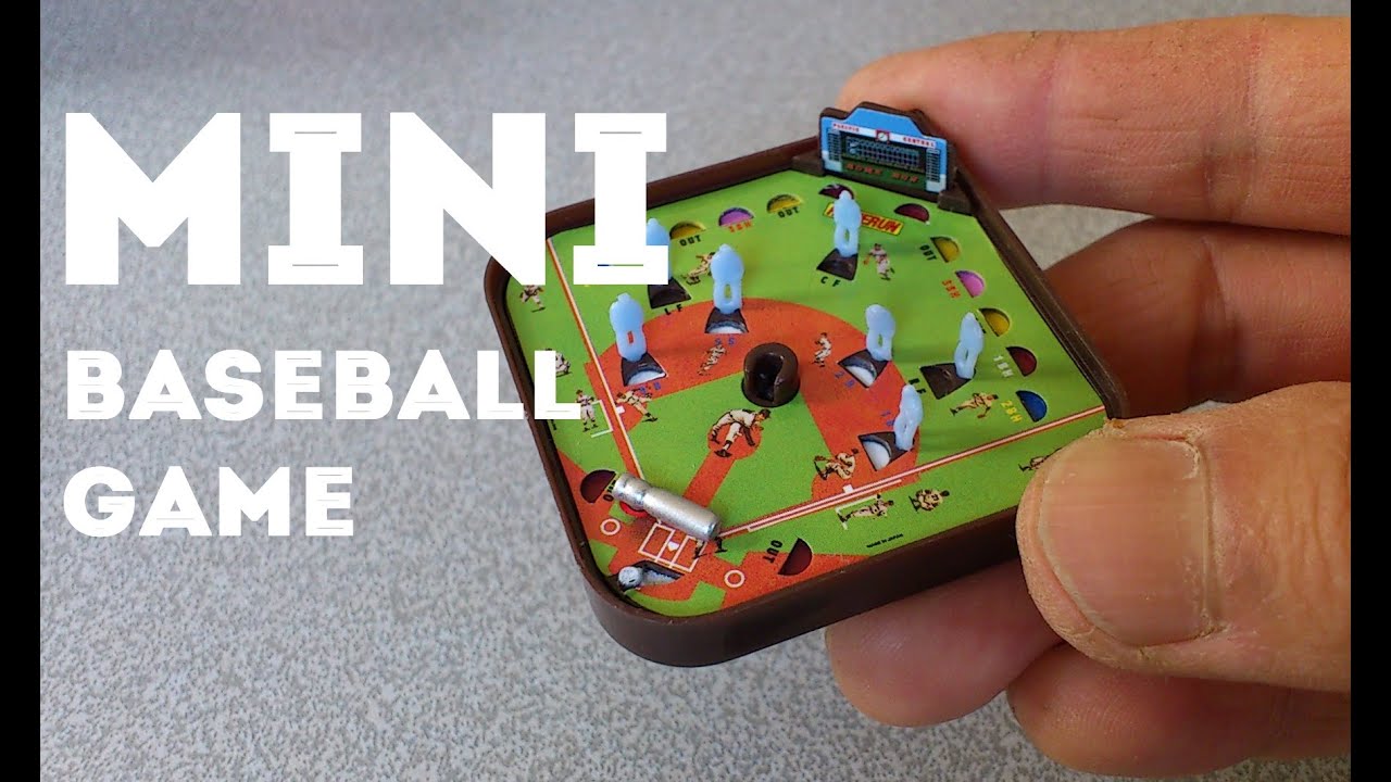 Smallest Desktop Baseball Game play - YouTube
