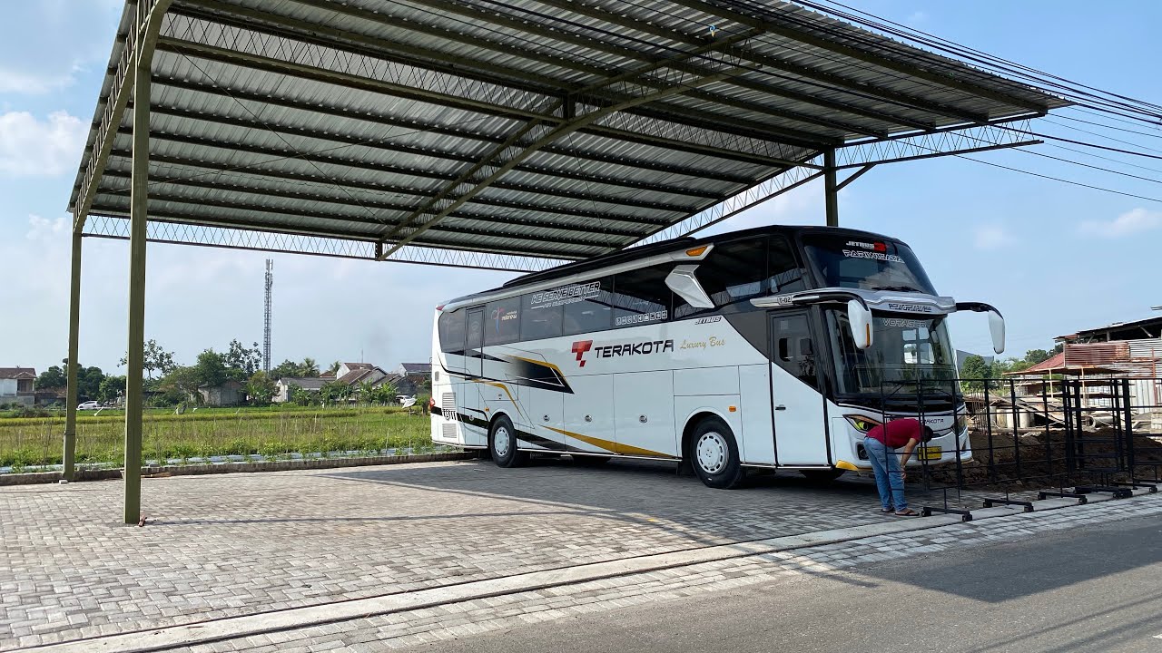Anak Lanang Perdana Test Garasi Baru ll Homebase Terakota Bus Luxury ...