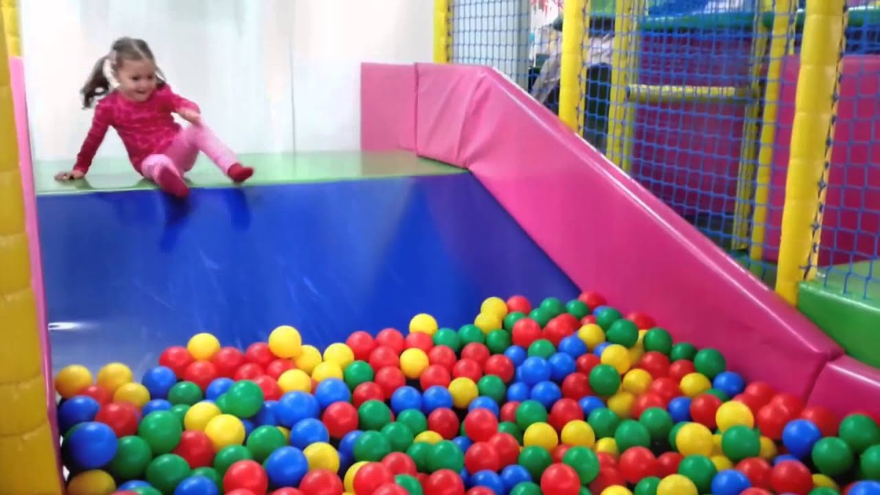 Playground Fun For Kids! Ball colorful Play Center room play - YouTube