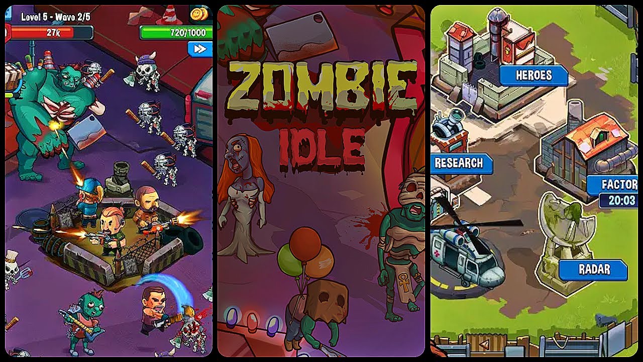 Zombie idle: City defense (Early Access) (Gameplay Android) - YouTube