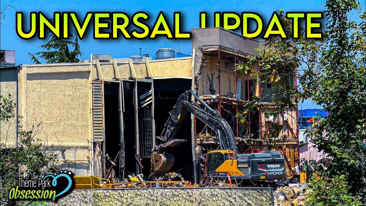More Buildings Coming Down! Universal Studios Hollywood Update | New ...
