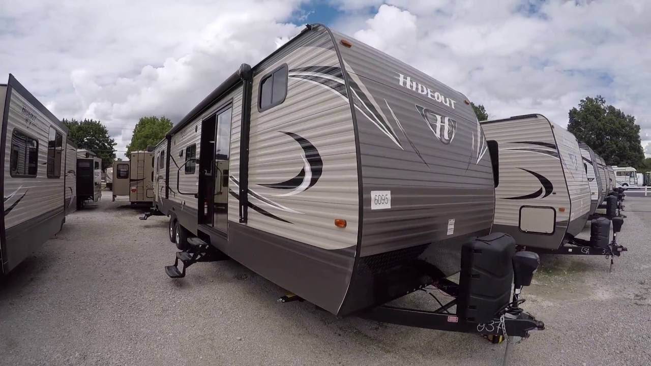 2017 Keystone Hideout 38BHDS Travel Trailer Video Maple Crest Interior ...
