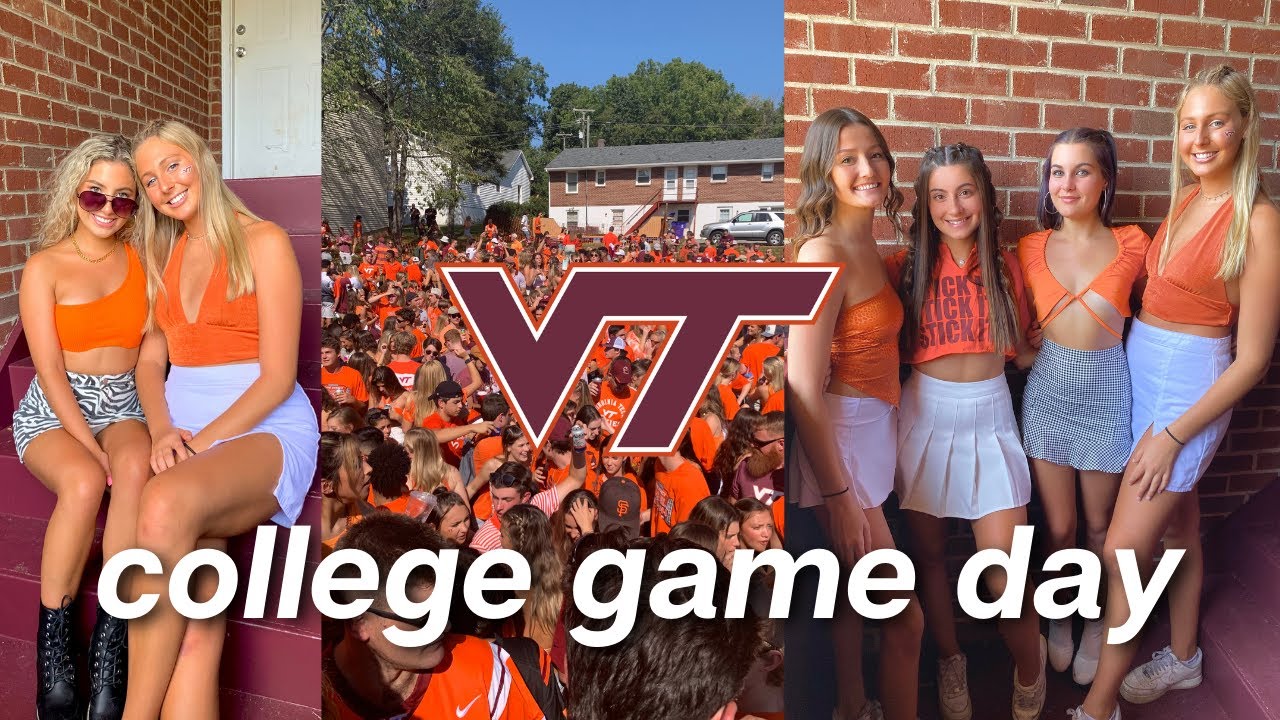 COLLEGE GAME DAY VLOG | Virginia Tech - YouTube