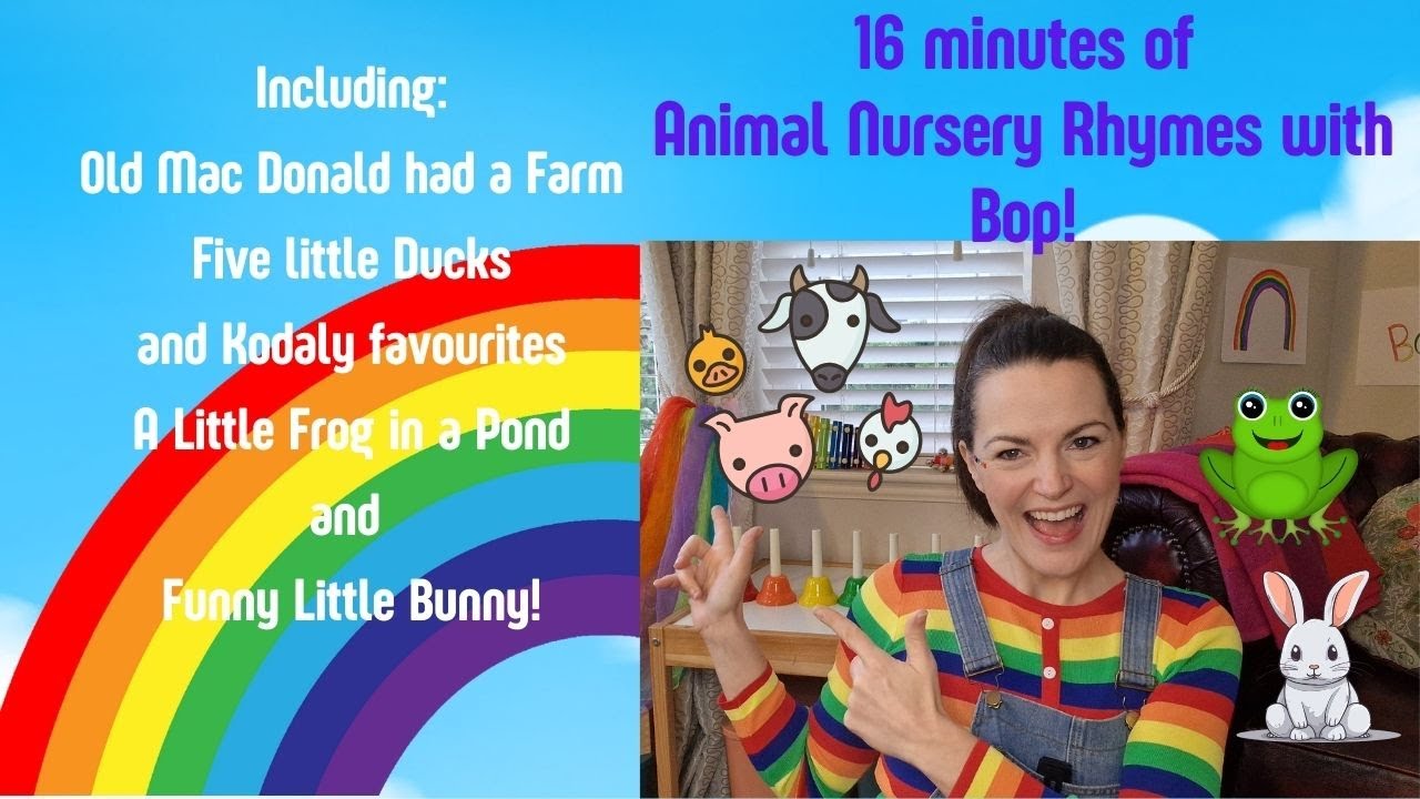 Animal Nursery Rhymes | Bop Time | Educational | Preschool | Song Time ...