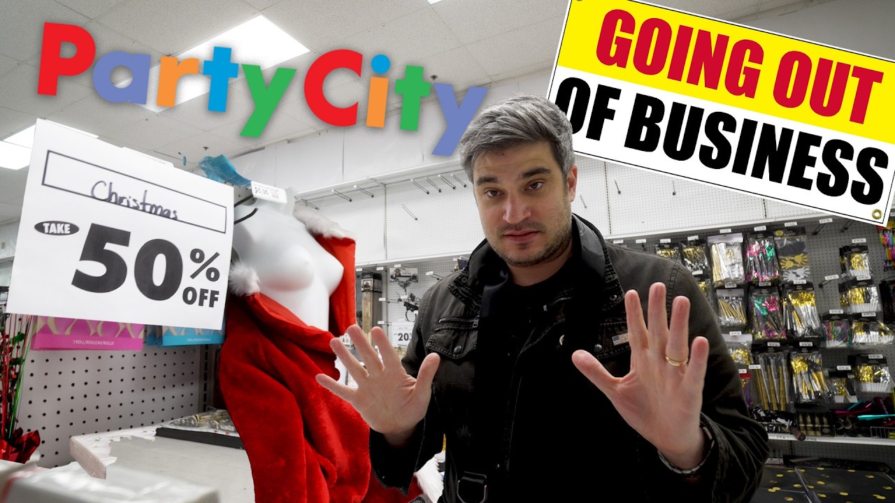 last night at Party City - awful sales & going out of BUSINESS - YouTube