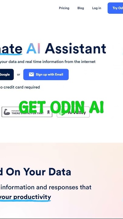 AI Tools - Get Odin AI #shorts - YouTube