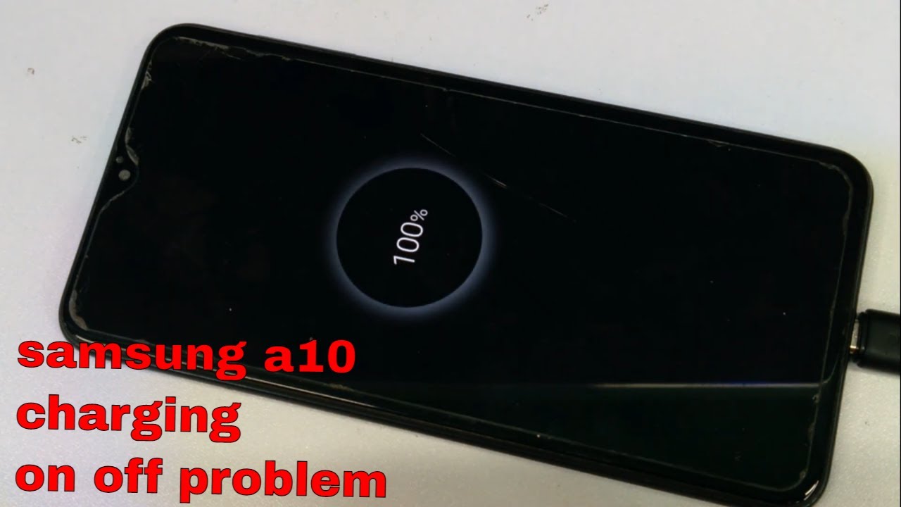 samsung a10 power button not working - YouTube