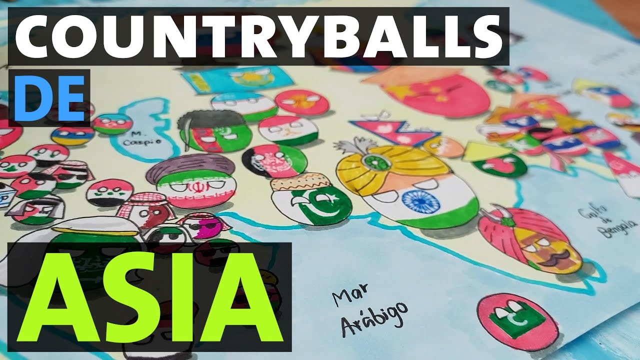 👉🌏 Cuales son todas las Countryballs de ASIA 🌏👈 - YouTube
