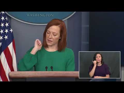 Recording: White House Briefing with ASL Interpreter January 25, 2021 ...