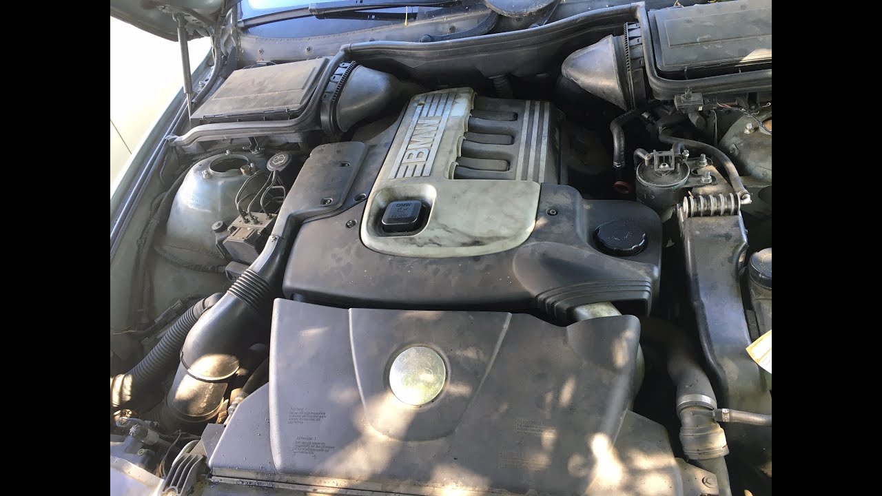 S 7132 ДВС (Двигатель) BMW E39 2.0td 204D1 M47D20 - YouTube