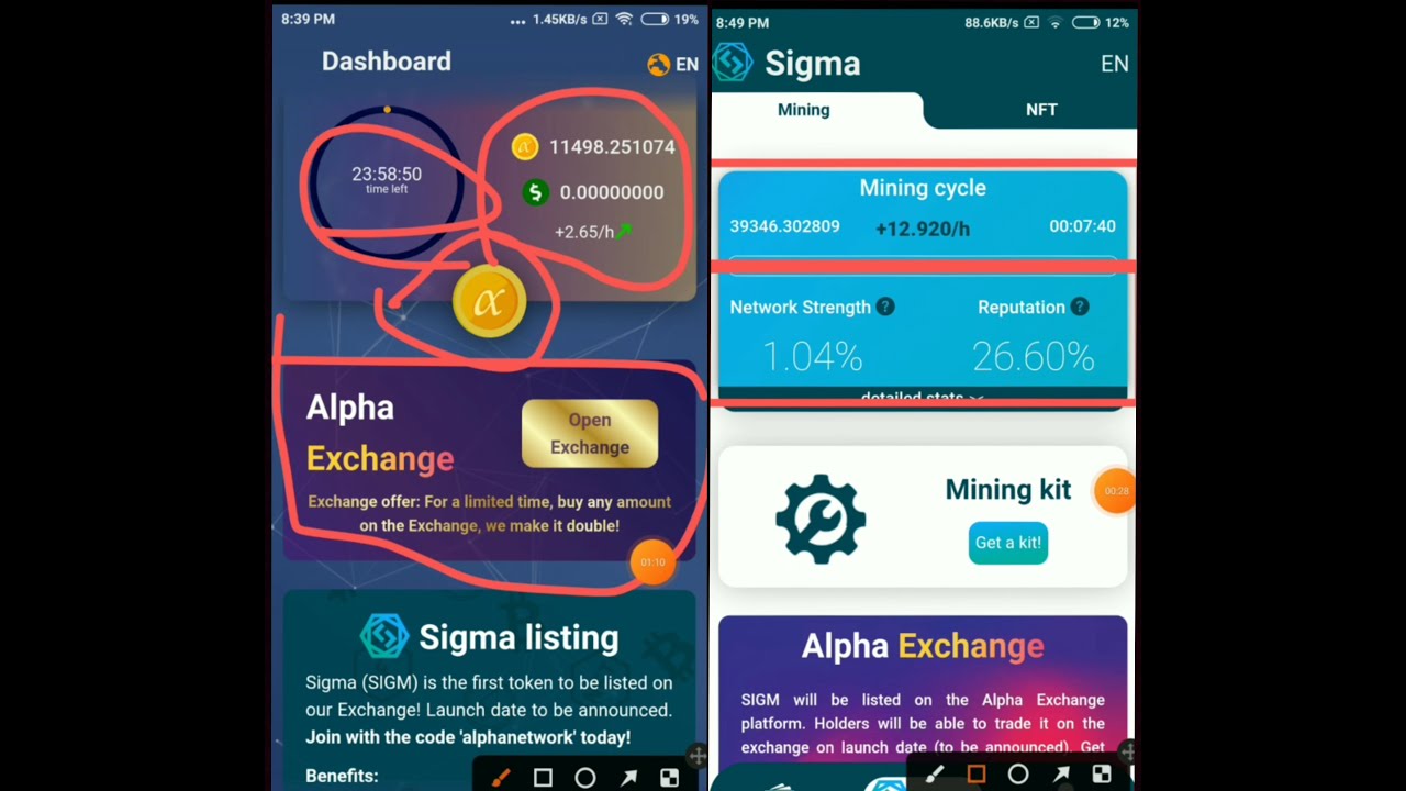Alpha Network Exchanger Wallet Listing Sigma Network Exchanger And NFT OpenSea Listing - YouTube