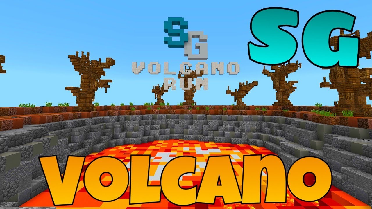 Minecraft PE Volcano Addons - Lava / Run - SG (Volcano Addons) - YouTube