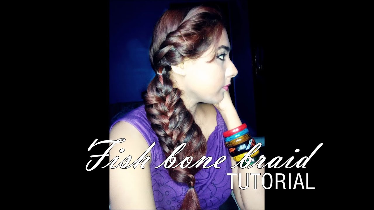 Fish bone hairstyle tutorial - YouTube