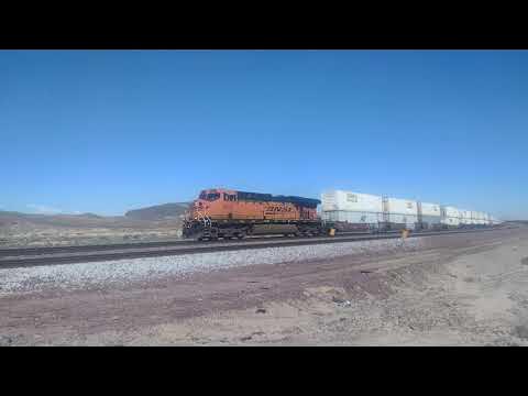 WB BNSF Domestic Intermodal Train Feat Rear DPU At Nebo Ca! #bigbossrailfanner - YouTube