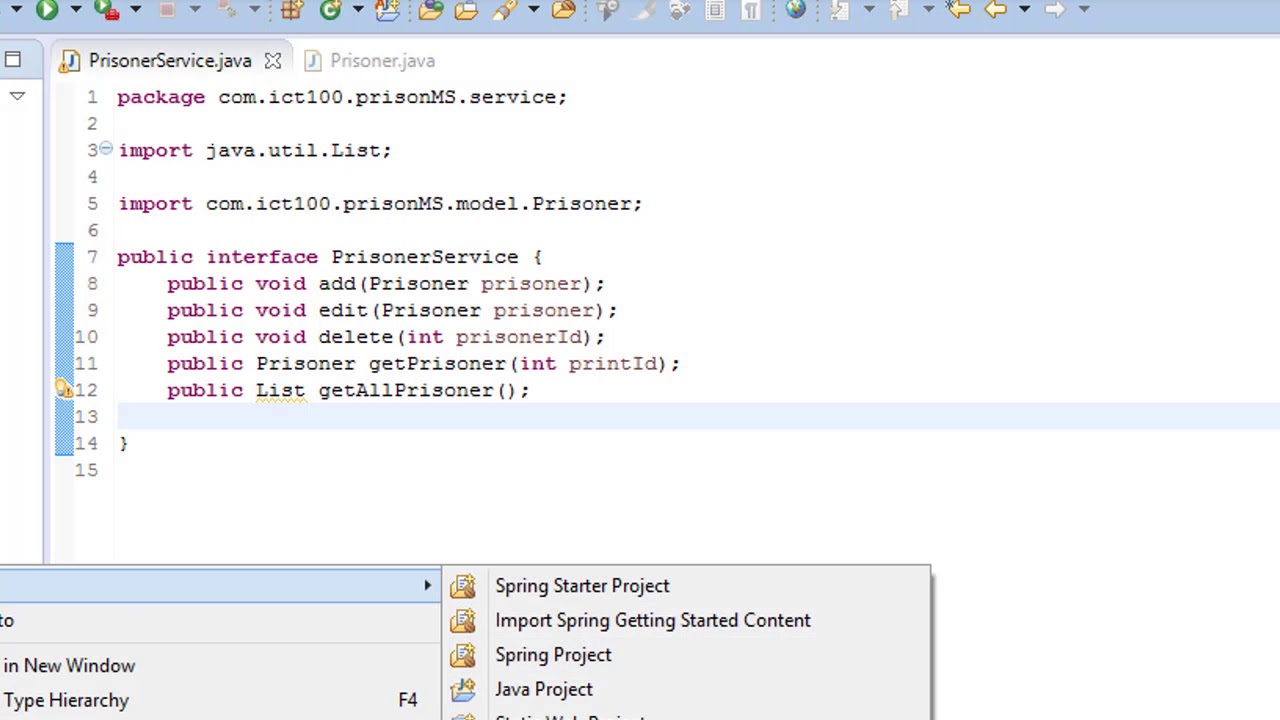 Java Spring Mvc Prison Management System Project Dao 8 Youtube