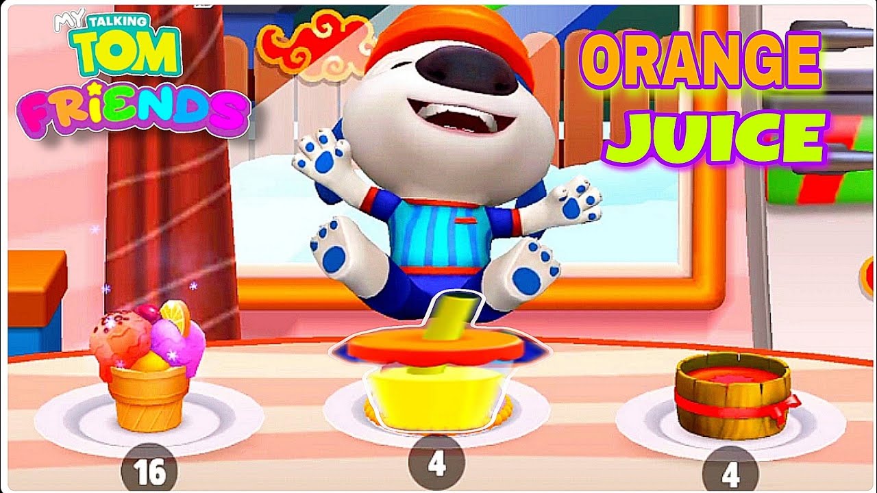Orange Juice Recipe 🍹 Talking Tom And Friends Happy Anniversary ...