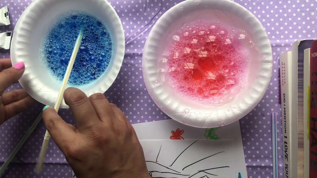 Bubble Printing Fun! - YouTube