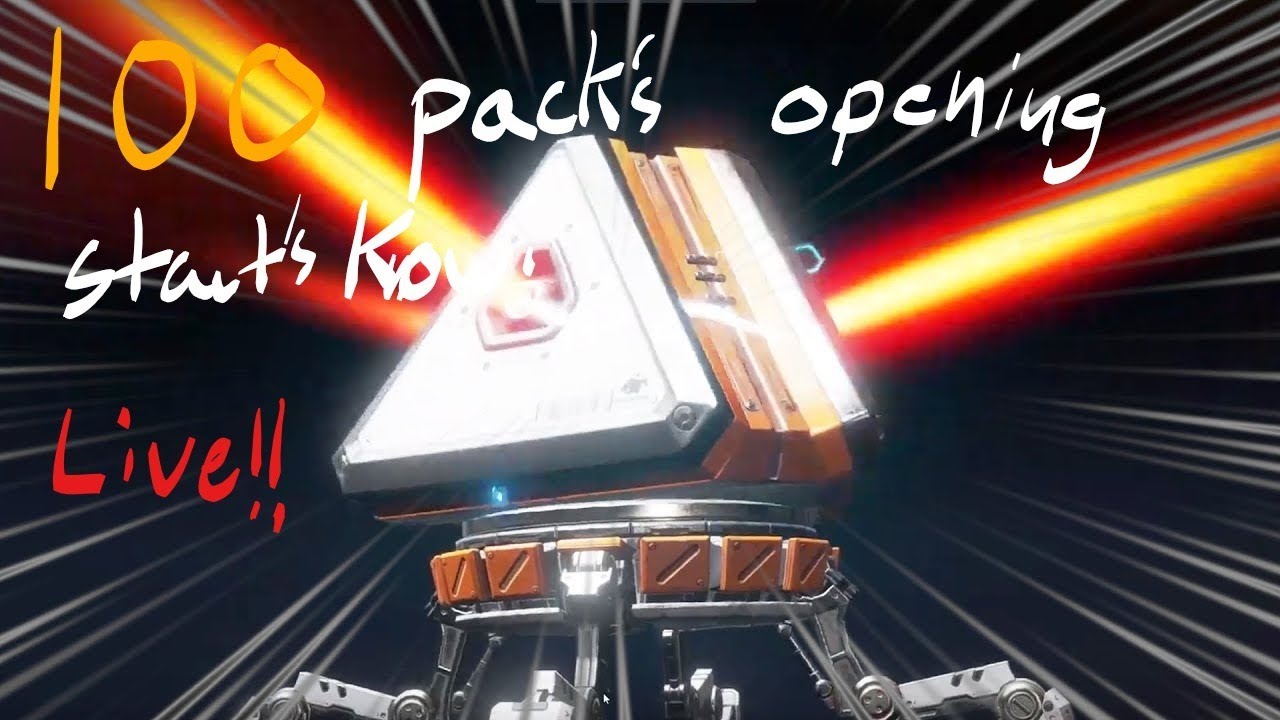 opening 100 apex packs!! LIVE!!! - YouTube