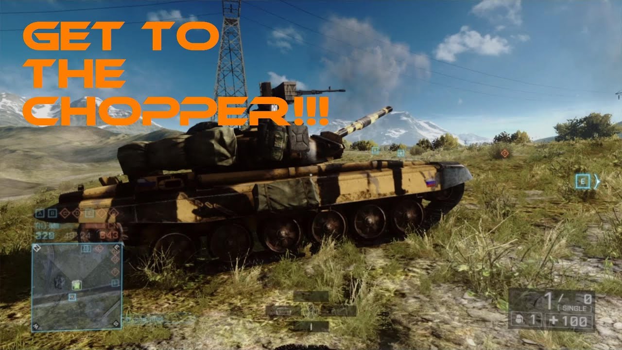 Shooting Helicopters With A Tank!!! (Battlefield 4) - YouTube