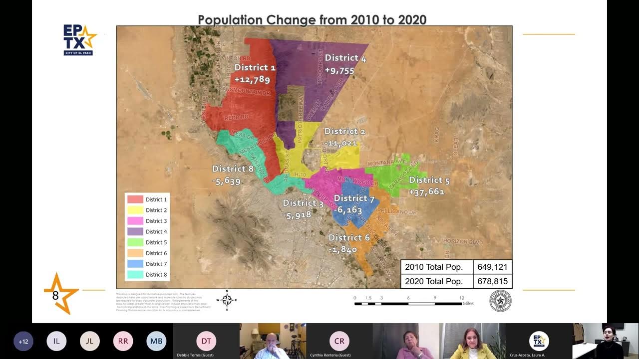 Redistricting Community Meeting In Collaboration With The El Paso