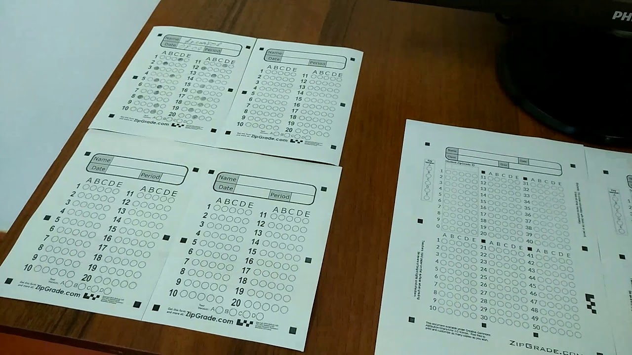 Zip grade приложениеси аркылуу тестирлоо, пробный ОРТ - YouTube