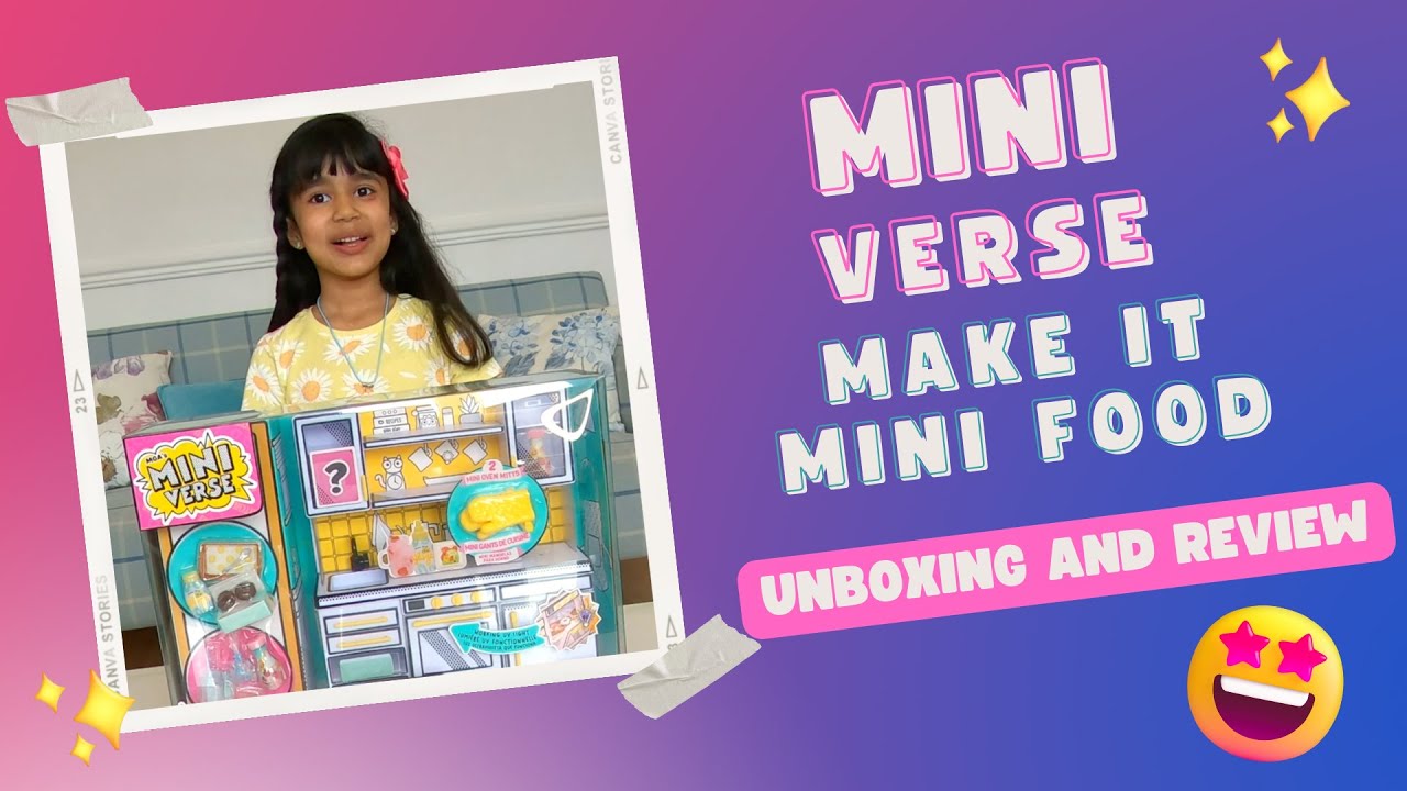 Mini verse kitchen Make it mini food - YouTube