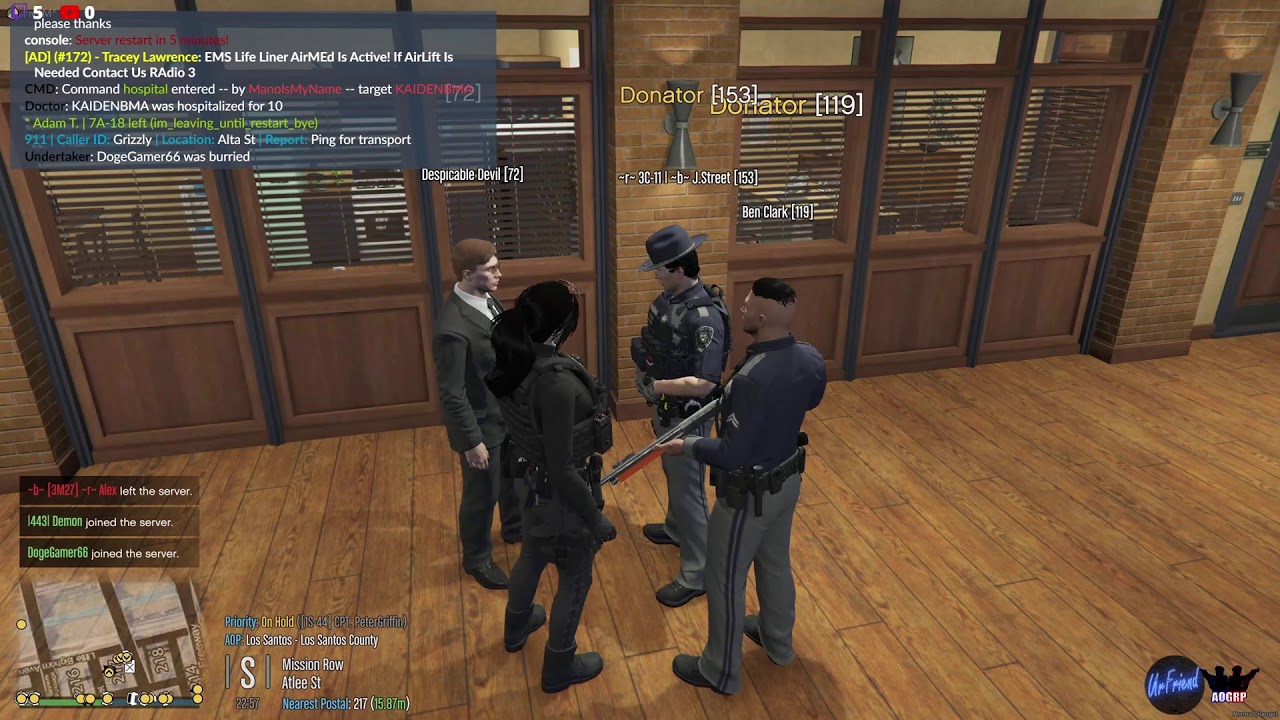 GTA V Roleplay/RP FiveM | Staff sit - YouTube