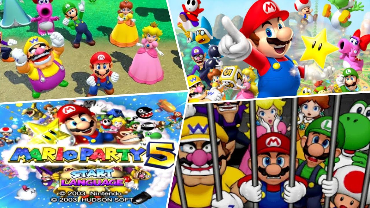 Evolution of All Mario Party Intros (1998 - 2021) - YouTube