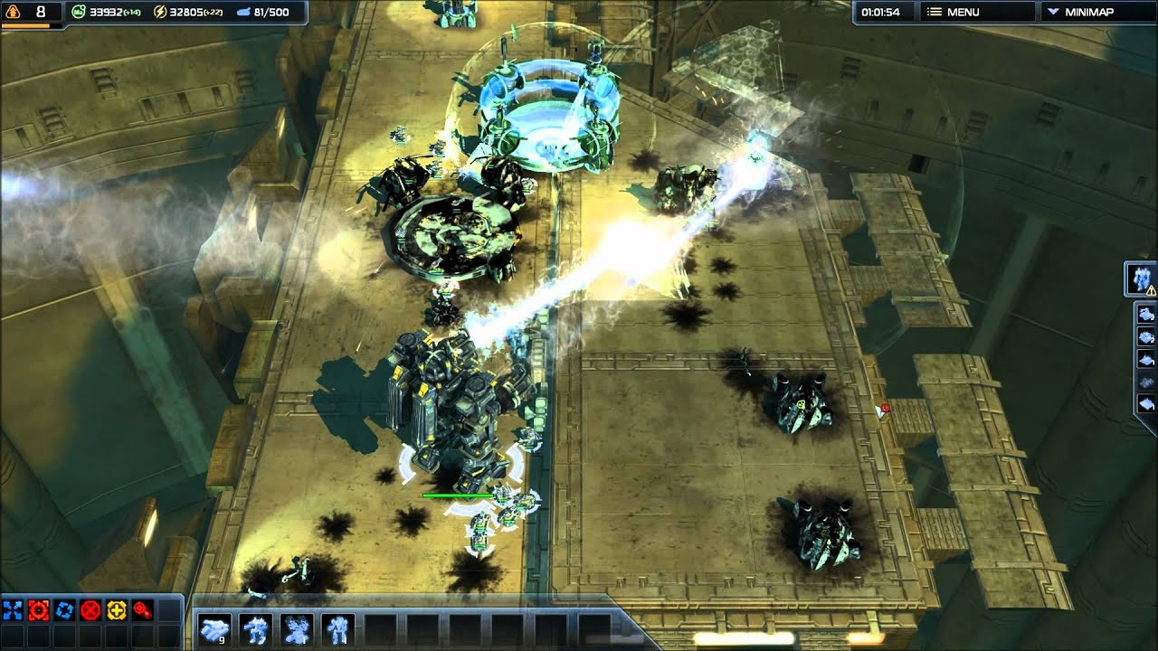 King Kryptor Gameplay video FULL HD Supreme commander 2 - YouTube