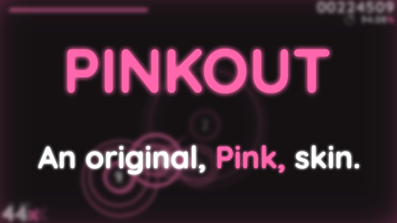 PINKOUT - An original, Pink, skin. | Skin Preview - YouTube