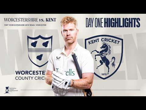 🎥 Day One Highlights | Worcestershire vs. Kent