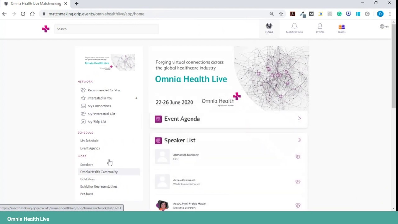 Step-by-step instructions on how to use the Omnia Health Live platform - YouTube