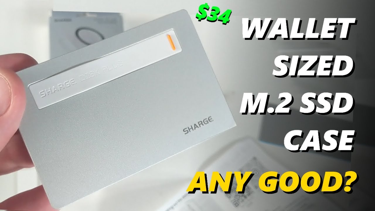 Sharge Disk Plus Review - World's Thinnest M.2 SSD Case? - YouTube