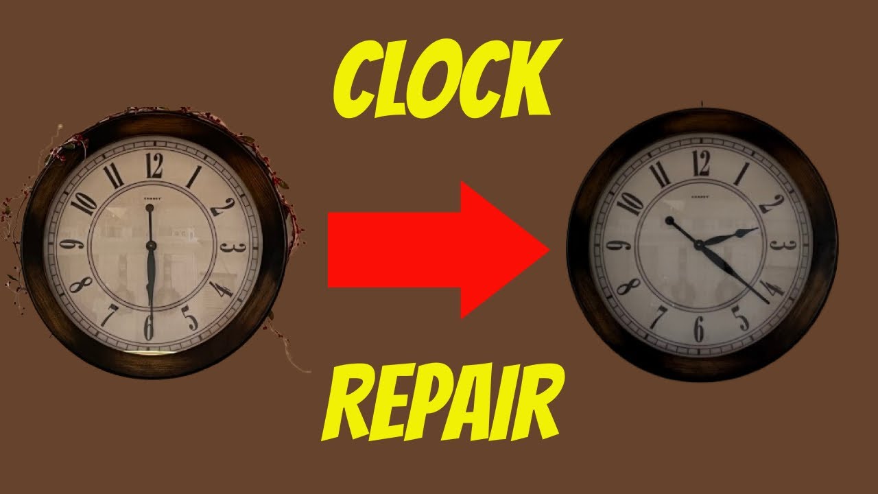 Repair Wall Clock Hands - EASY! - YouTube