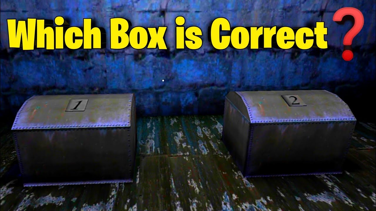 How To Guess The Correct Chest Box Number In Granny V1.8.1 - YouTube